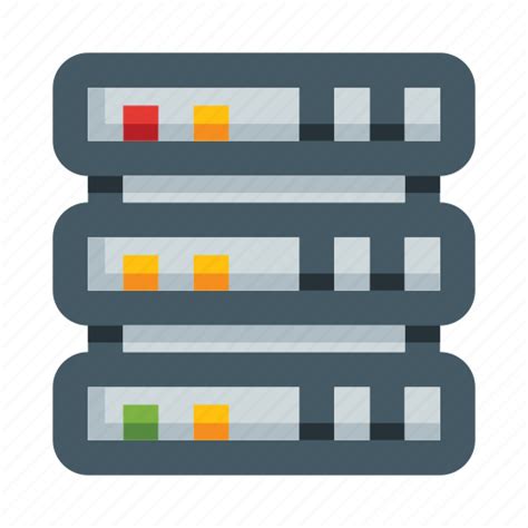 Hardware Servers Data Processing Server Hosting Storage Icon Download On Iconfinder