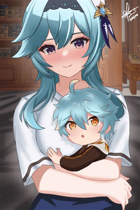 Day Six Of Aether And Yoimiya Art Until I Finish Building Yoimiya