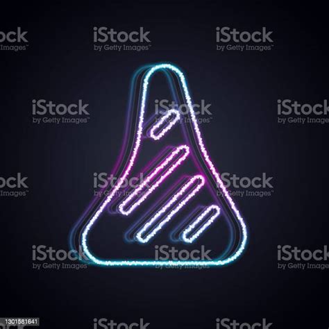 검은 색 배경에 고립 된 빛나는 네온 라인 스테이크 고기 아이콘 벡터 고기에 대한 스톡 벡터 아트 및 기타 이미지 고기