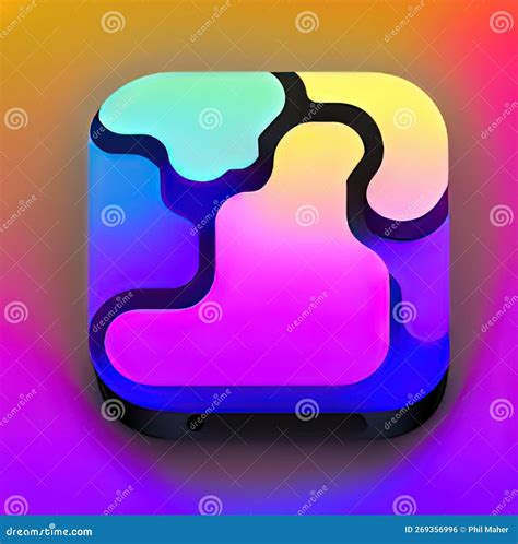 Action Software App Style Icon Generative Ai Stock Illustration Illustration Of Shape