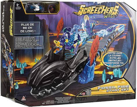 Дикие Скричеры набор (Screechers Wild Fossil Fire Stunt Set) Скричер ...