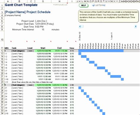 6 Excel 2013 Gantt Chart Template Excel Templates Excel Templates