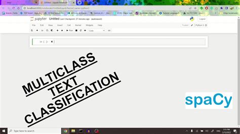 How To Do Multiclass Text Classification With Spacy On Custom Dataset Youtube