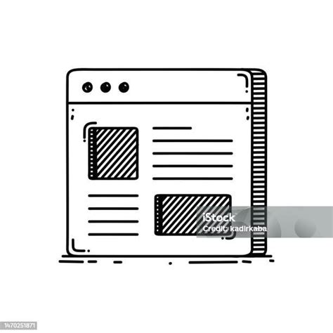 website line icon sketch design pixel perfect editable stroke stock
