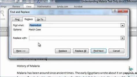 Microsoft Word How To Use The Find And Replace Feature September 2025 Aswicacoza