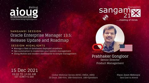 Oracle Enterprise Manager 13 5 Release Update And Roadmap Video By