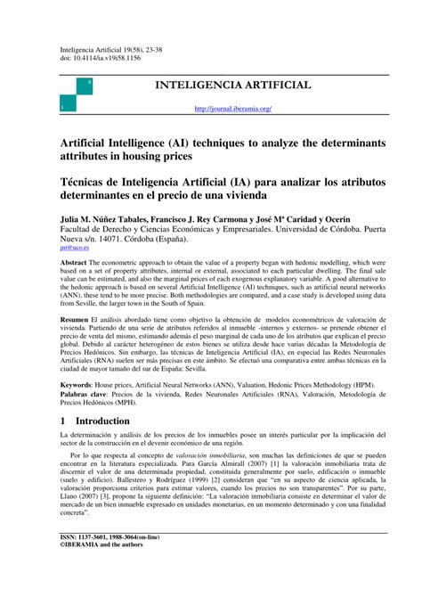 pdf artificial intelligence ai techniques to analyze the