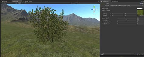 Tree Soft Occlusion Leaves Shader Problem Unity 54 Unity Engine