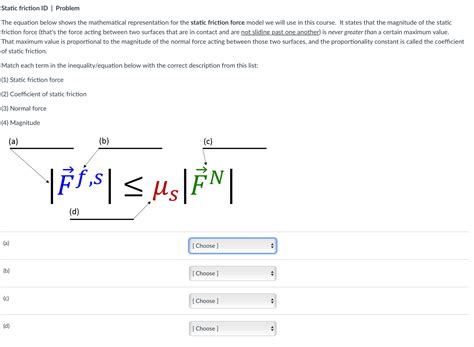 Solved The Equation Below Shows The Mathematical