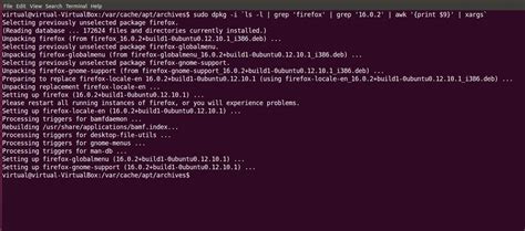 Upgrade Install Previous Package Version Ask Ubuntu