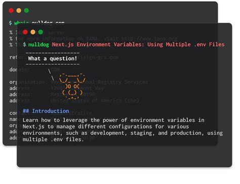 Nextjs Environment Variables Using Multiple Env Files
