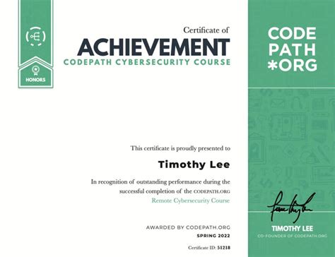 Timothy Yehan Lee On Linkedin I Just Completed The Codepath