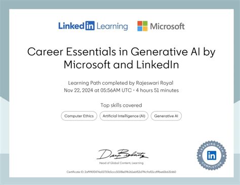 Chittiboina Rajeswari On Linkedin I Hove Successfully Completed In Gen