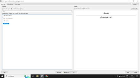 add audio to the reversed card answer r anki