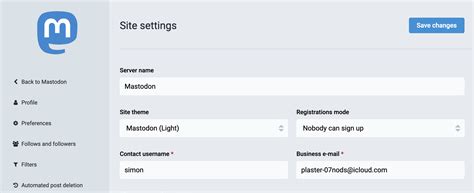 getting mastodon running on a custom domain simon willison s tils