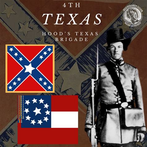 4th Texas Infantry Flags Stickers Beauregards Tailor