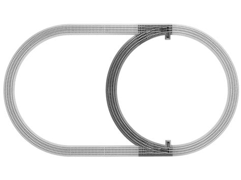Buy Lionel Fastrack Electric O Gauge Inner Passing Loop Add On Track