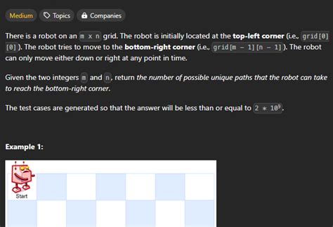 Leetcode Unique Path