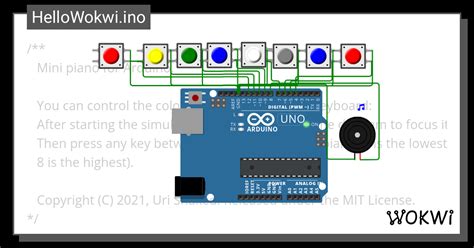 HelloWokwi Ino Wokwi ESP STM Arduino Simulator
