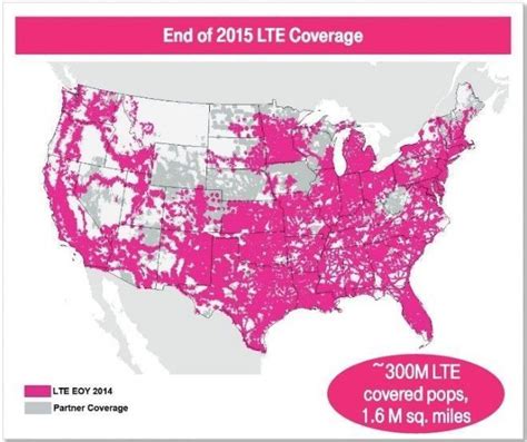 T Mobile S LTE Coverage Map Will Look Like This By The End Of 2015 TmoNews