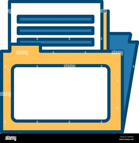 Folder Document Symbol Stock Vector Image Art Alamy