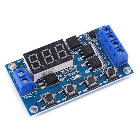 Trigger Cycle Timing Delay Switch Circuit Dual MOS Tube Control Board เปลยนโมดลรเลย V