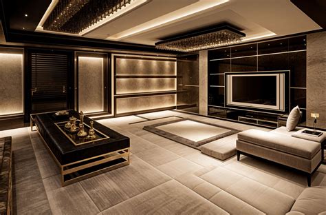 Luxurious Basement Ai Architect Pincel