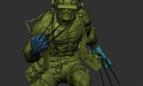 Wolverine Concept Full Body Fanart 3d Print Ready Asset 3d Model 3d Printable Cgtrader