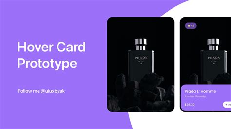Hover Card Ui Prototype Community Figma