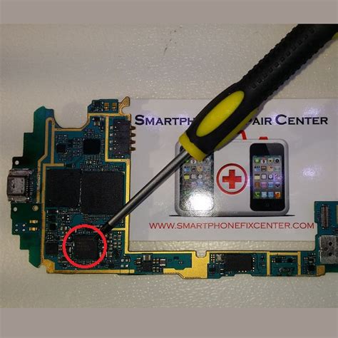 Smartphone Repair Center Power IC Chip Replacement