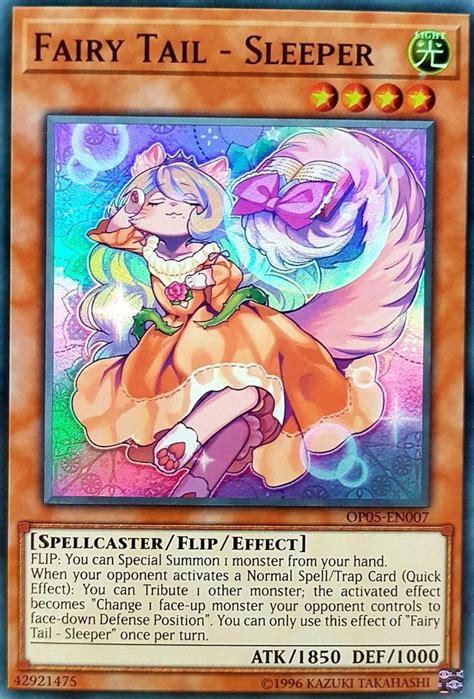 Fairy Tail Sleeper Ots Tournament Pack 5 Yugioh