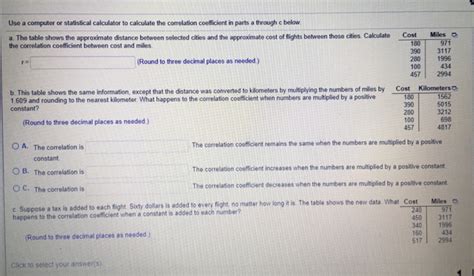 Solved 698 Use A Computer Or Statistical Calculator To