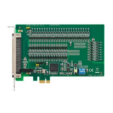 PCIE Ch Isolated Digital I O PCIE Card For Industrial Application X Mm