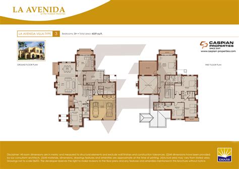 La Avenida Floor Plans Caspian Properties