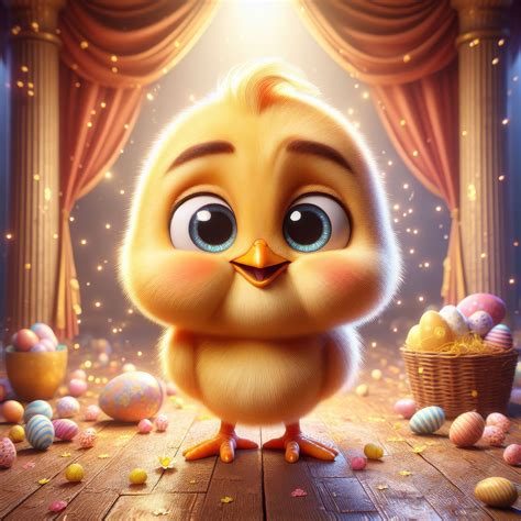 Cute Easter Cartoon Chick Aranyos Húsvéti Csibe Meserajz Képeslapok Animált  Ek Videók