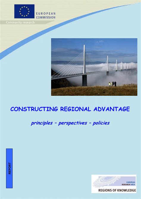 pdf constructing regional advantage principles perspectives