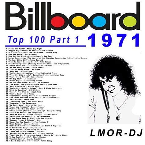 Top 100 Billboard Songs 1970s Most Popular Music Of 1970s 70s Music