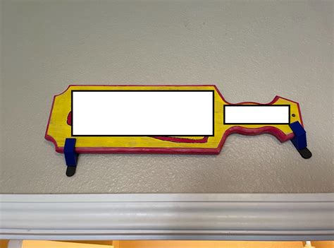Stl File Fraternity Paddle Wall Mount・3d Printer Design To Download・cults