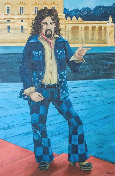Portrait Of Billy Connolly Oil Painting By Marina Daniluka Painting By