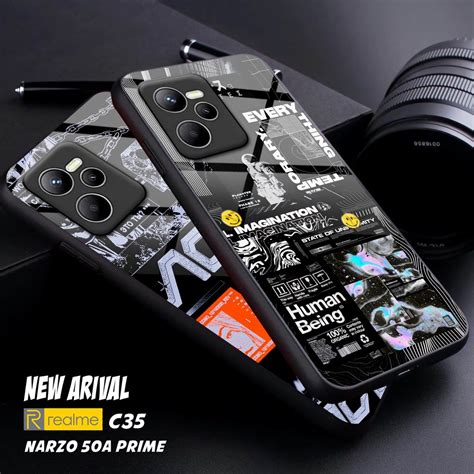 Jual A385 Softcase Kaca Kilau Realme C35 Narzo 50a Prime C31 Realme 9
