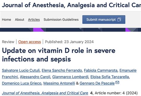 Dr David Grimes Vitamin D As Calcifediol Is Now Available In The Uk