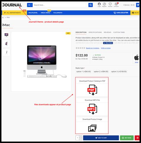 OpenCart File Download At Product Page