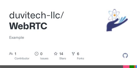 Github Duvitech Llcwebrtc Example