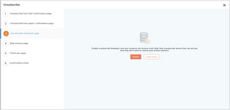 Unsubscribe Feedback Online Help Zoho Campaigns