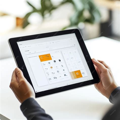 A Userfriendly Draganddrop Interface For Setting Up An Online Store On A Tablet Premium Ai