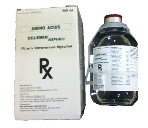 Celemin Nephro Amino Acid Dung Cho Benh Nhan S Pharmog