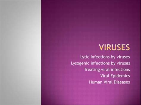 PPT Viruses PowerPoint Presentation Free Download ID 3889408