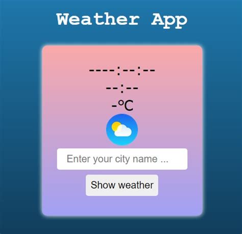 Github Creatorgod Weather App This Is A Project Made Using Html Css And Javascript