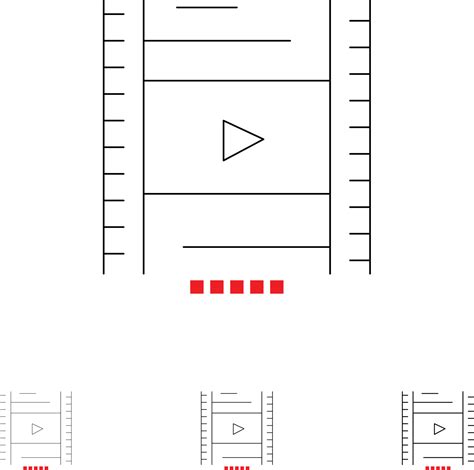 video lesson film education bold and thin black line icon set 13157519 vector art at vecteezy