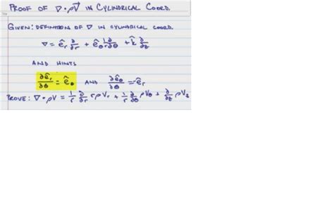 Solved Prove A Continuity Equation Using Vector
